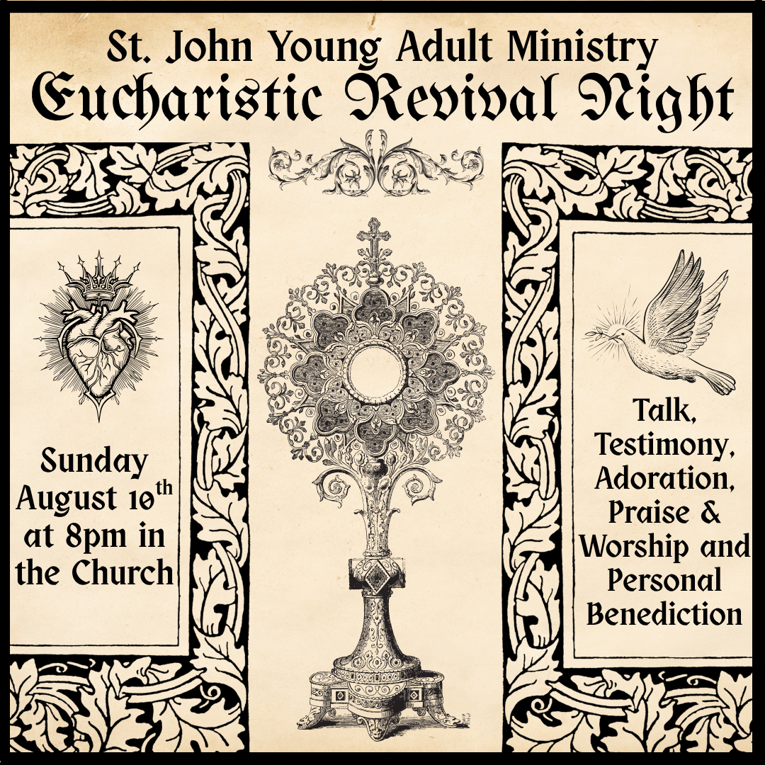 Eucharistic Revival Night-2 - St. John Roman Catholic Church ...